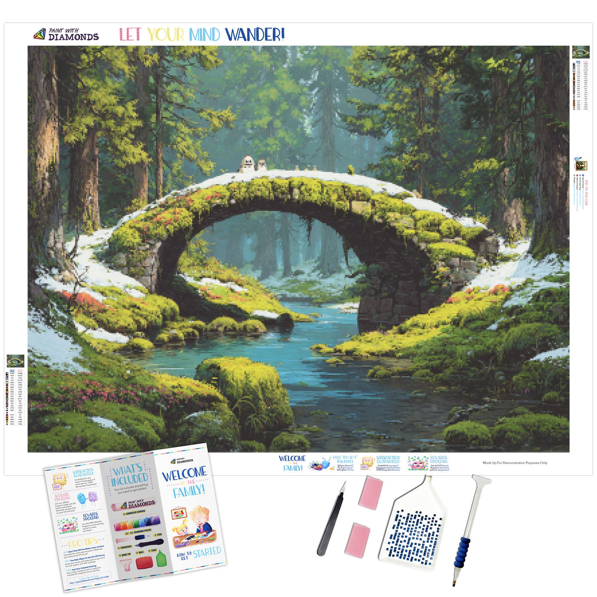 Ghibli’s Bridge Of Awakening Diamond Painting - Full Drill Kit | Paint ...