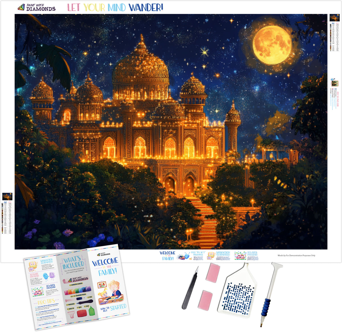 Golden Arabian Nights Palace – Paint With Diamonds