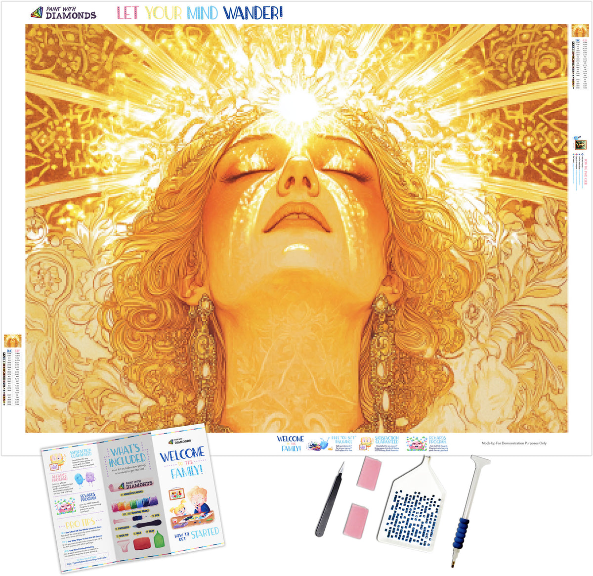 Golden Radiance – Paint With Diamonds