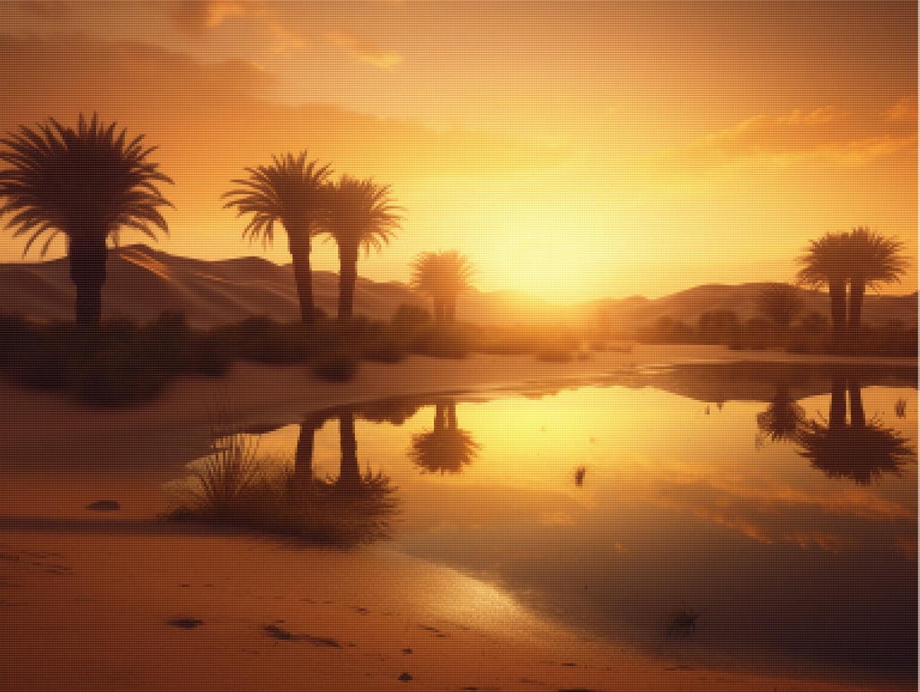 Golden Sahara Mirage Official Diamond Painting Kit | Diamond Art ...