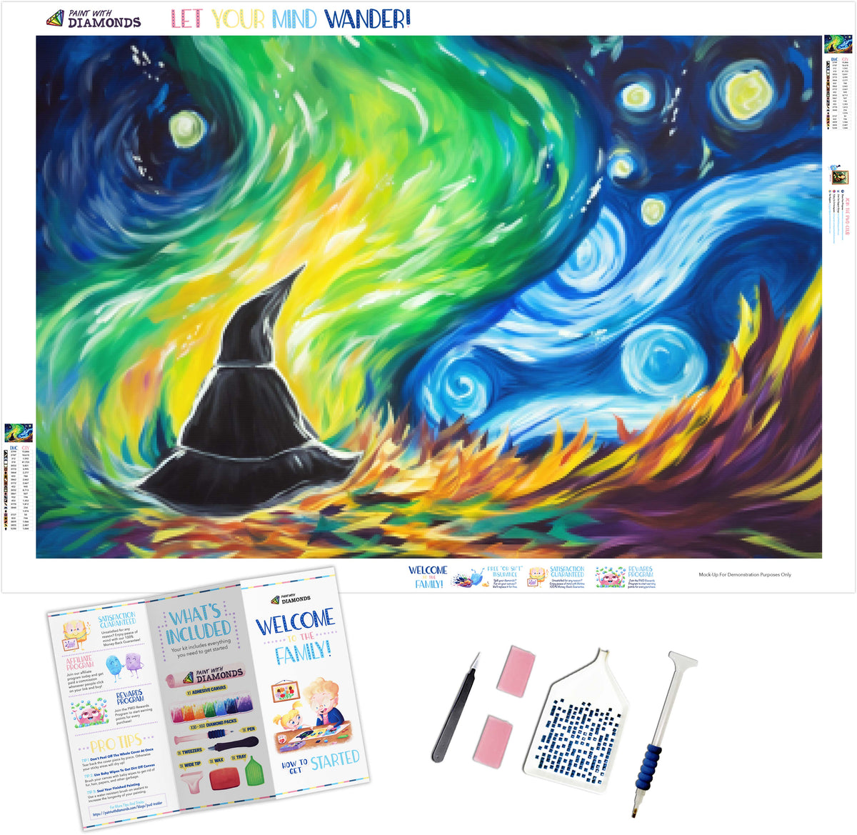 Hat That Sorts Diamond Painting Kit Paint With Diamonds Official