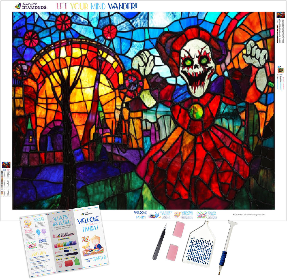 Haunted Carnival Official Diamond Painting Kit | Diamond Art | Paint ...