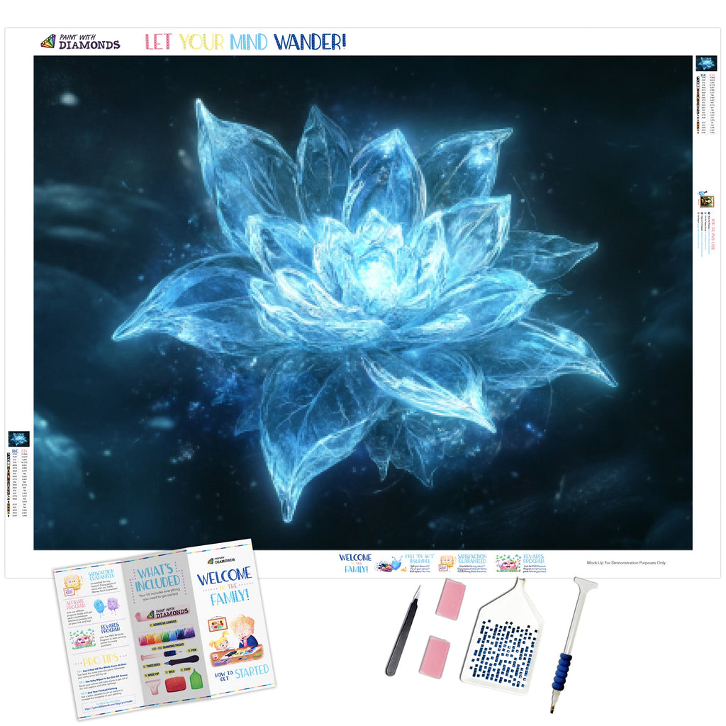 Ice Blossom Sigil Diamond Painting - Full Drill Kit | Paint With Diamonds®