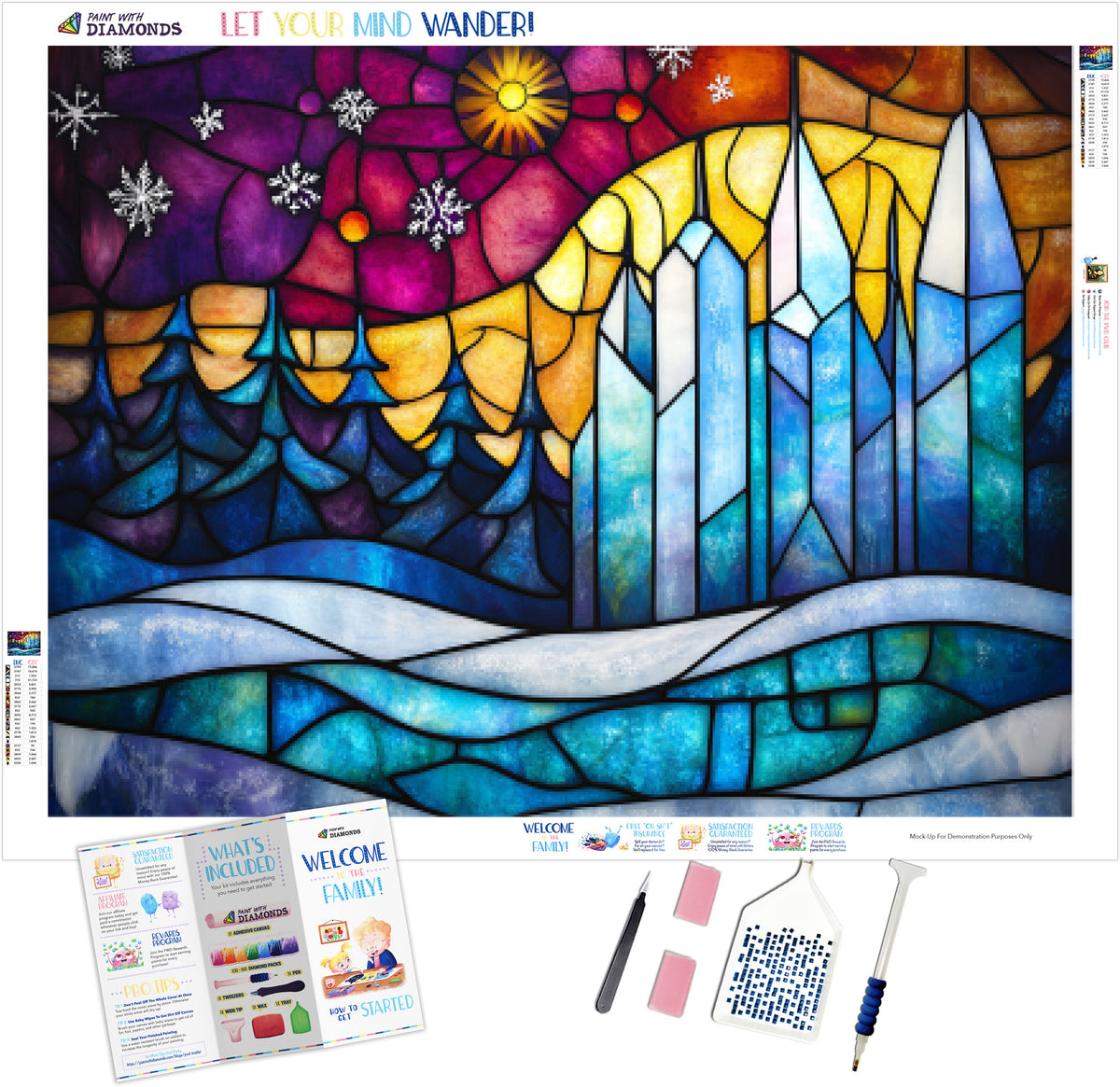 Icy Wonderland Official Diamond Painting Kit | Diamond Art | Paint With ...