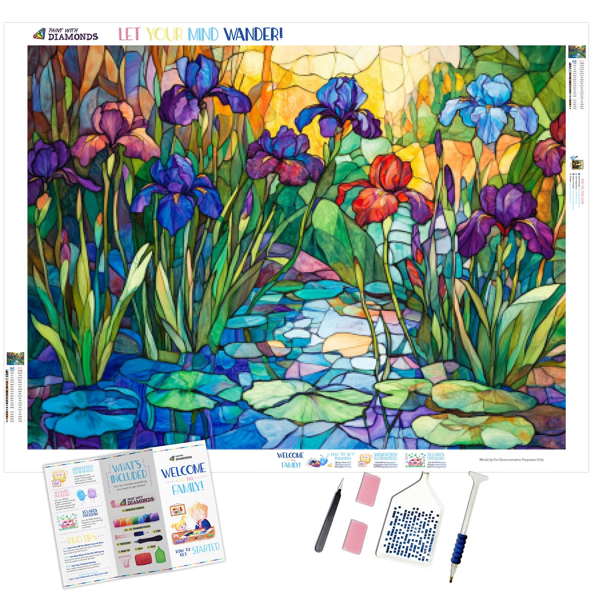 Iris Dreamscape Diamond Painting - Full Drill Kit | Paint With Diamonds®