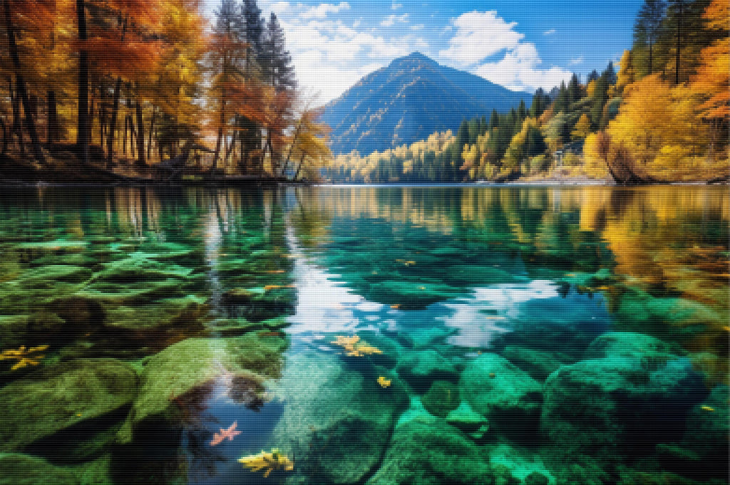 Jiuzhaigou Valley Diamond Painting Kit Paint With Diamonds Official