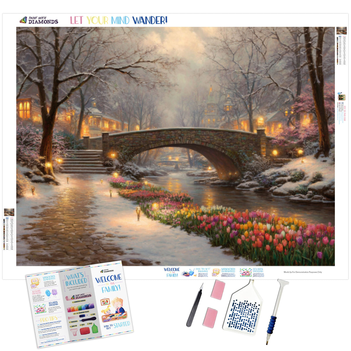 Bridge Between Seasons Diamond Painting - Full Drill Kit | Paint With ...