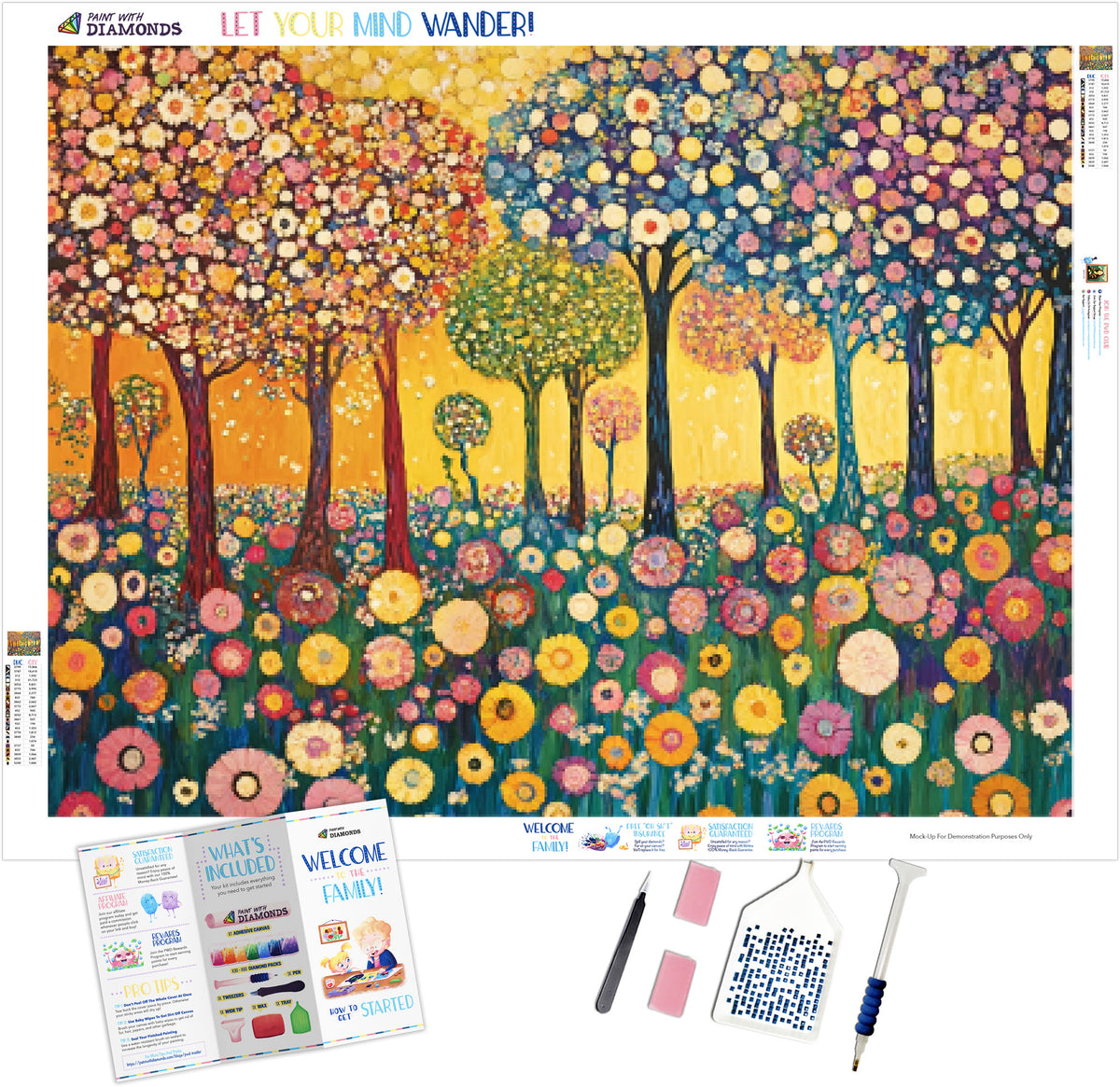 Klimt Spring Symphony Official Diamond Painting Kit | Diamond Art ...