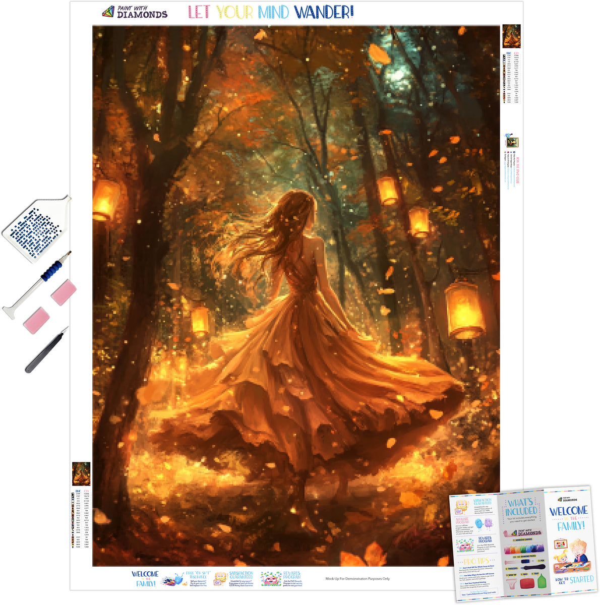 Magical Autumn Enchantment Official Diamond Painting Kit | Diamond Art ...