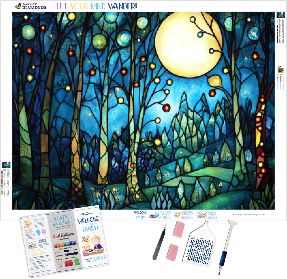 Magical Enchanted Night Official Diamond Painting Kit | Diamond Art ...