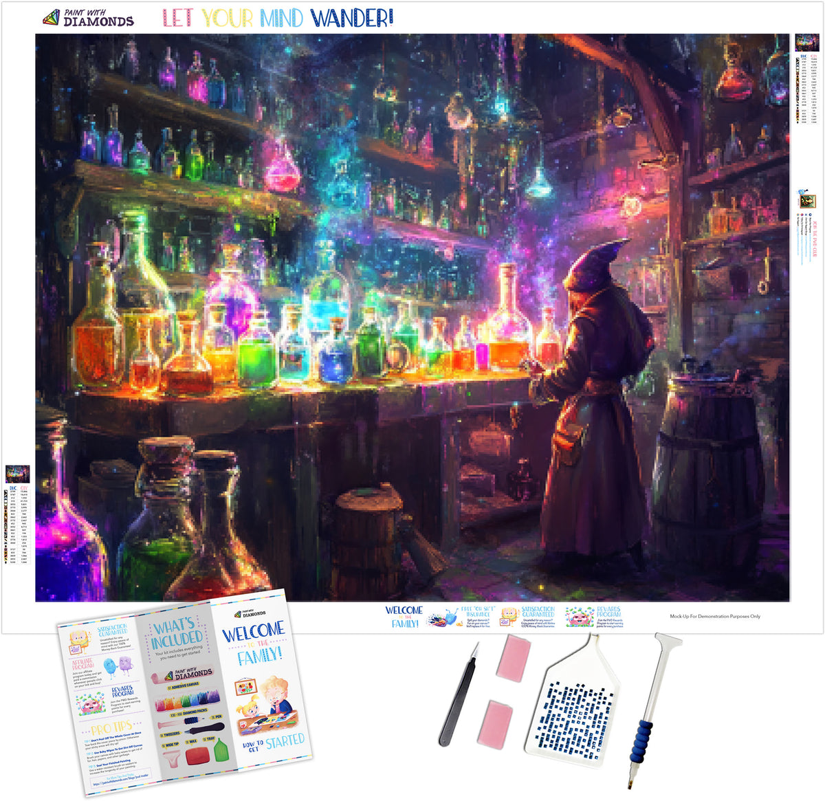 Magical Potion Shop Official Diamond Painting Kit | Diamond Art | Paint ...