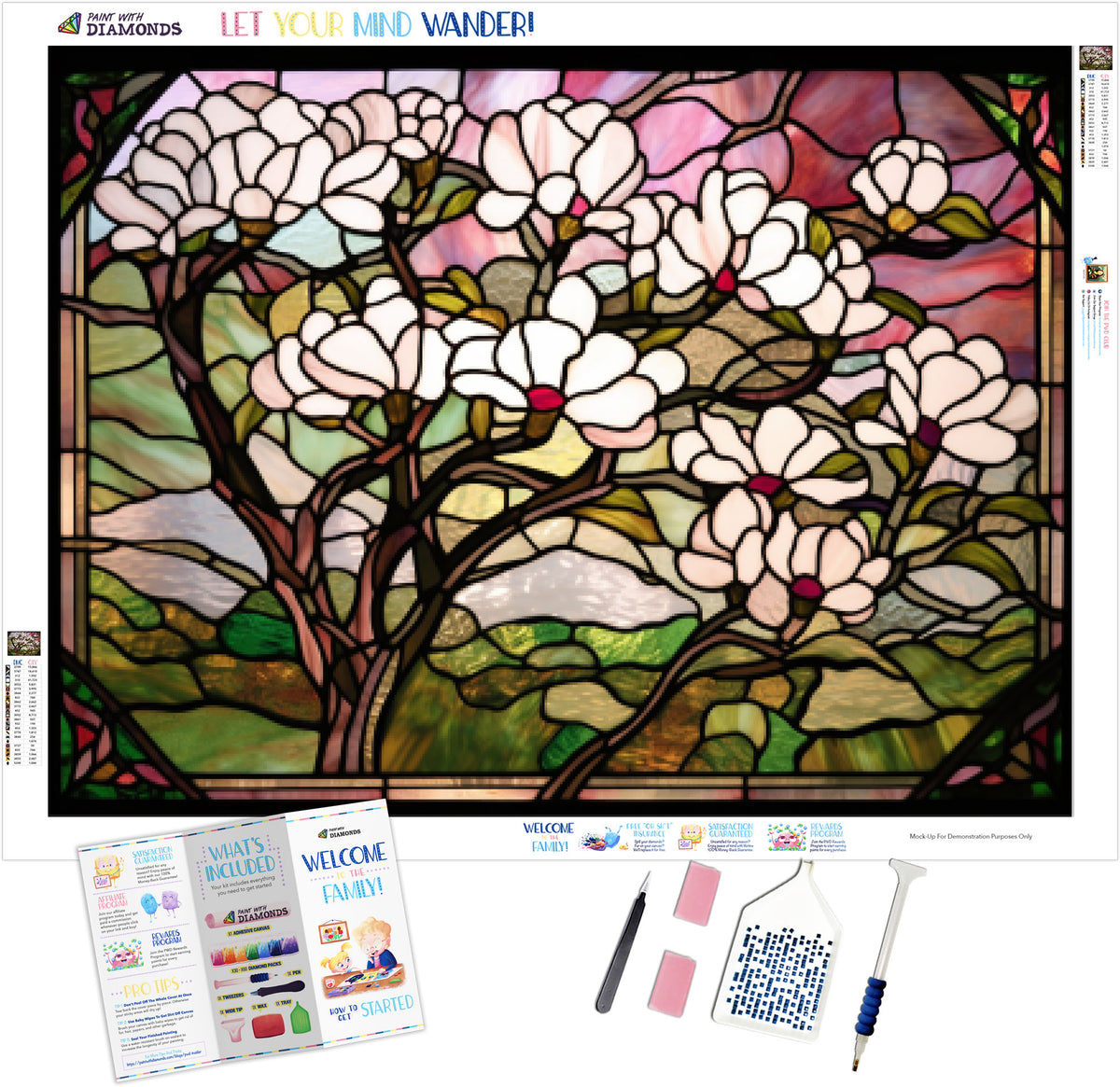 Magnolia Elegance Official Diamond Painting Kit | Diamond Art | Paint ...