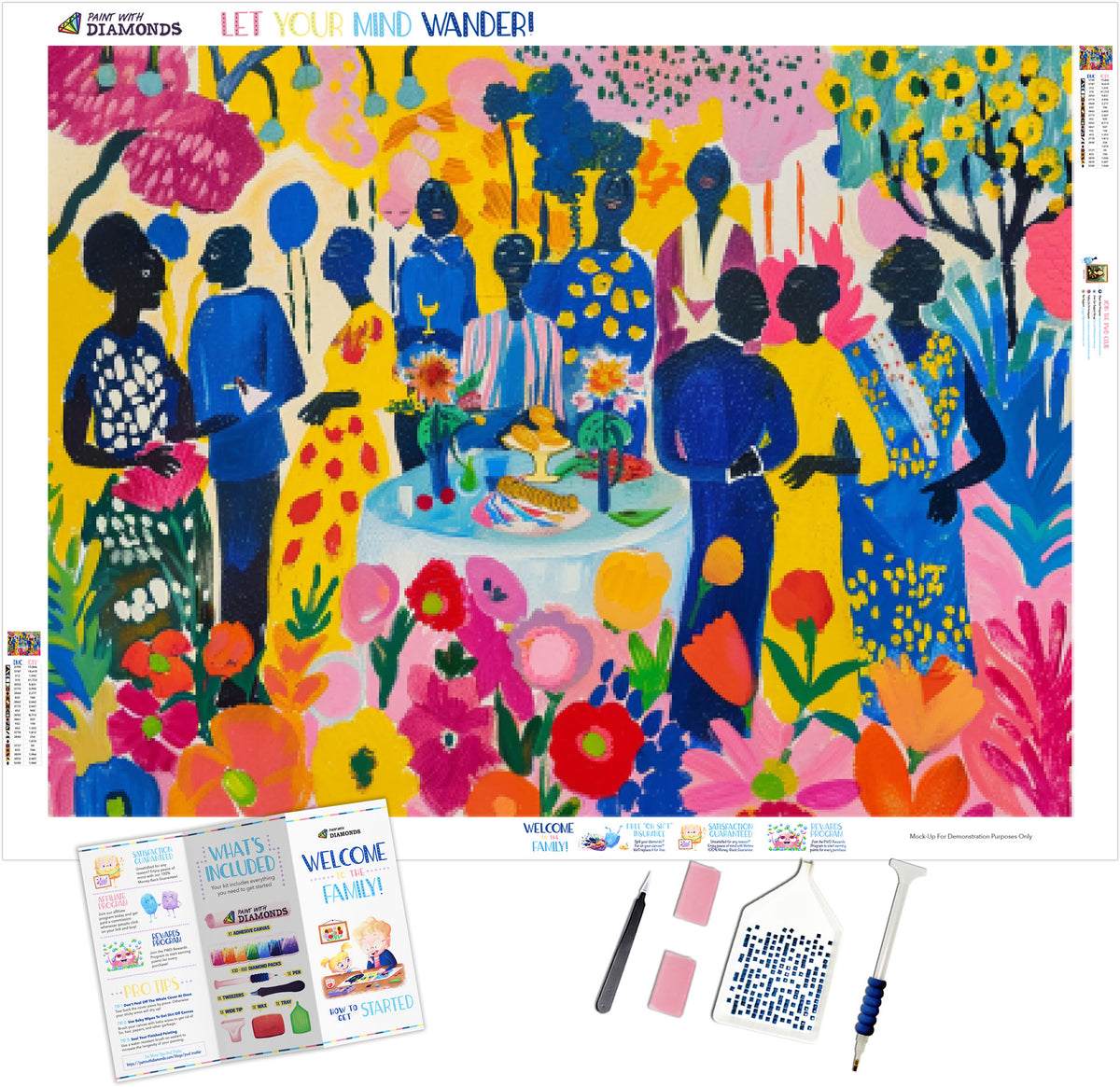 Matisse-Style Garden Party Official Diamond Painting Kit | Diamond Art ...