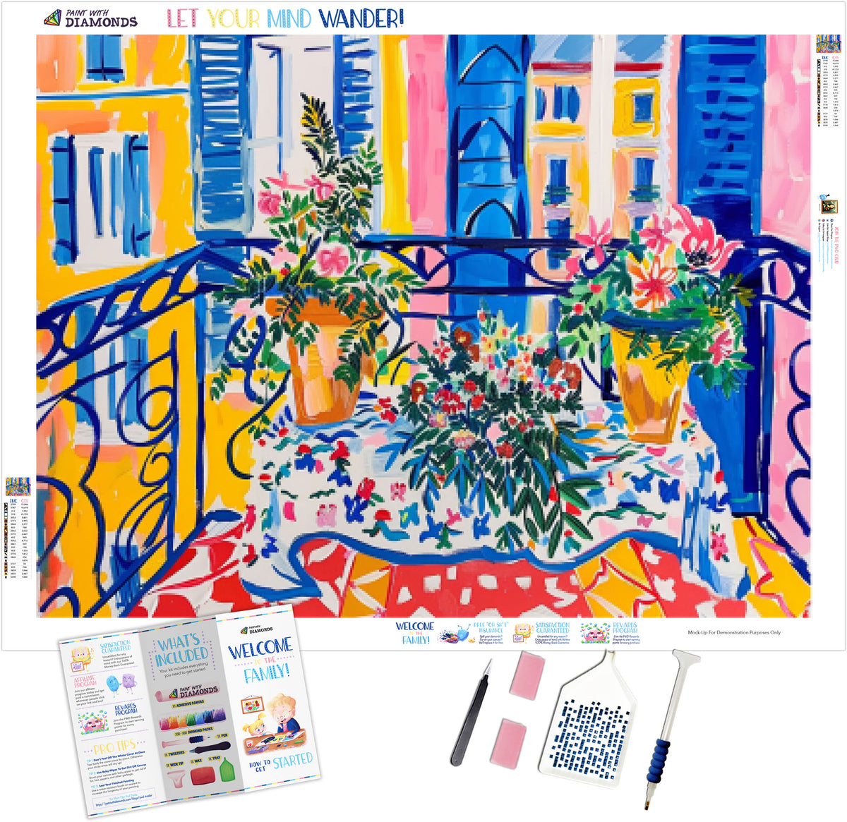 Matisse’s Spring Balcony Official Diamond Painting Kit | Diamond Art ...