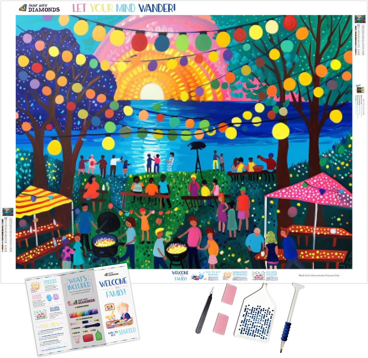 Memorial Day Barbecue Official Diamond Painting Kit | Diamond Art ...