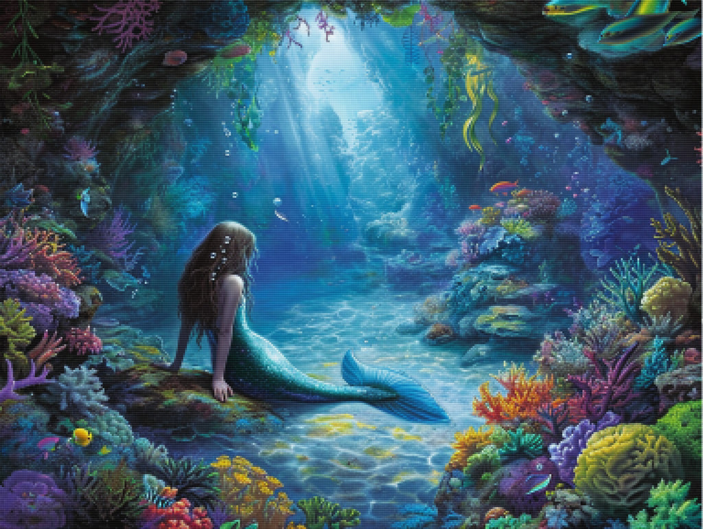 Mermaid's Secret Cove Official Diamond Painting Kit | Diamond Art ...