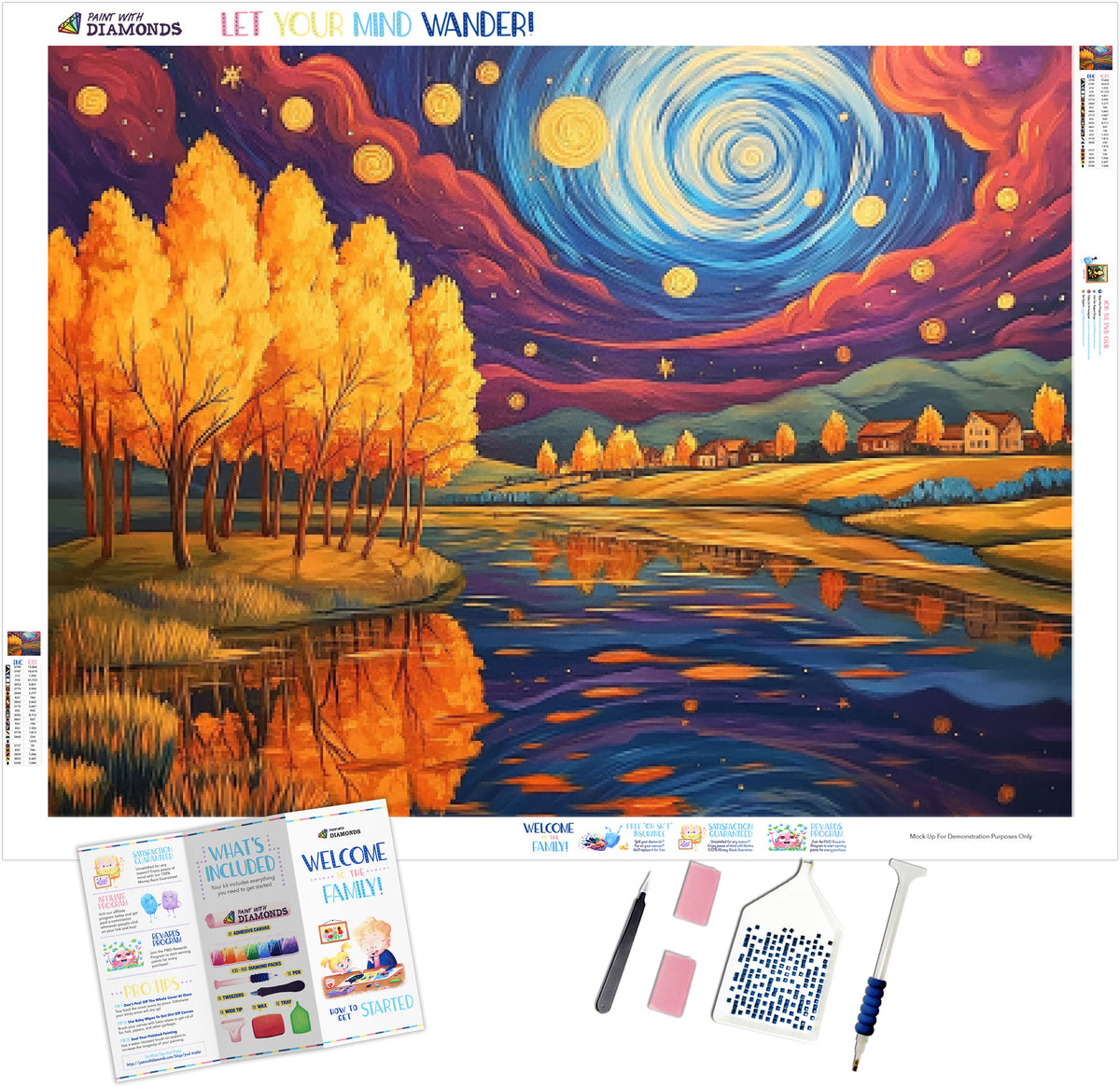 Mesmerizing Autumn Landscape – Paint With Diamonds