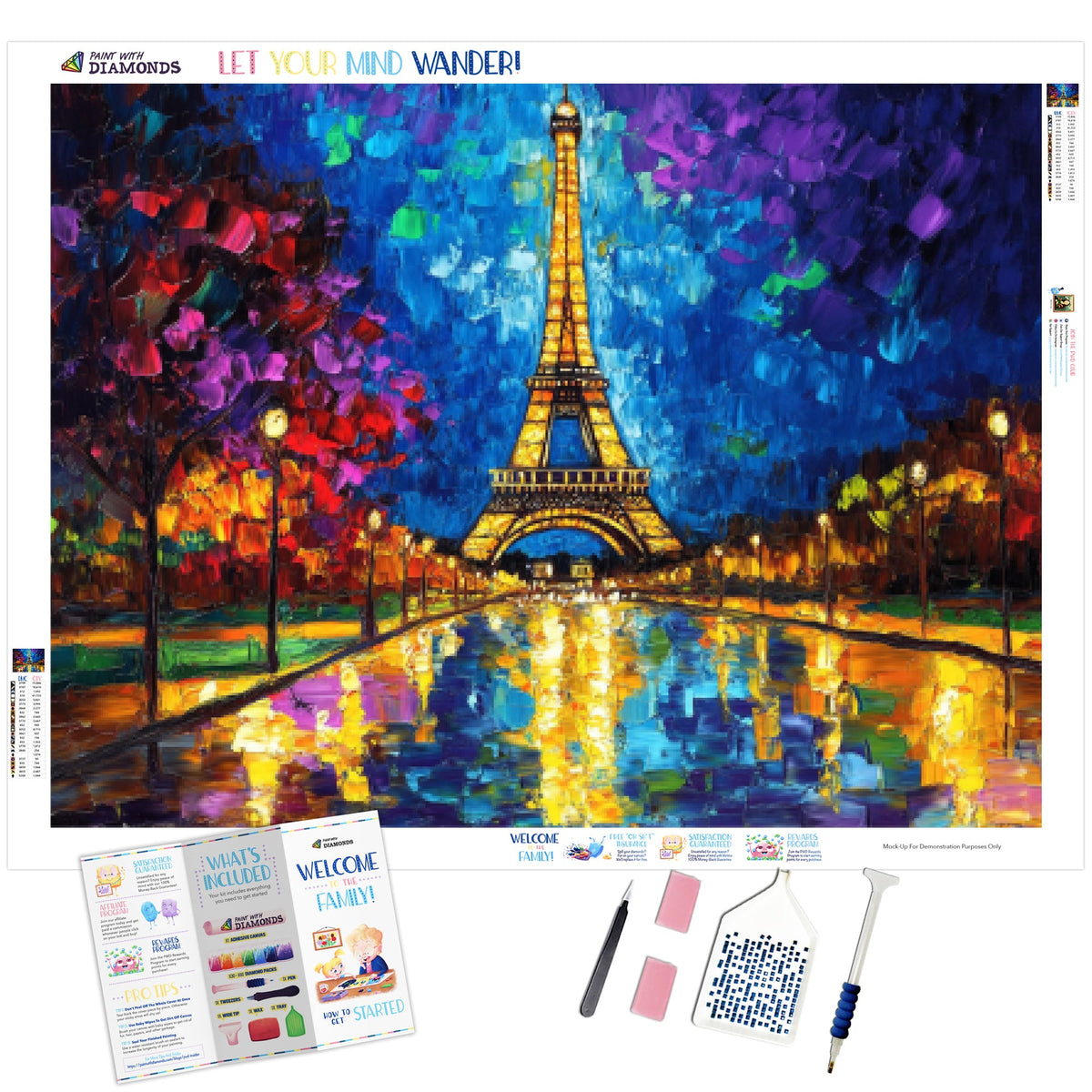 Midnight In Paris Diamond Painting - Full Drill Kit | Paint With Diamonds®