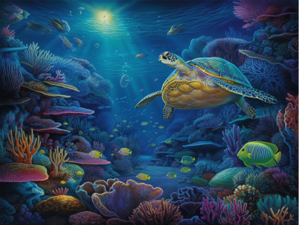 Moonlit Coral Reef Adventure Official Diamond Painting Kit | Diamond ...