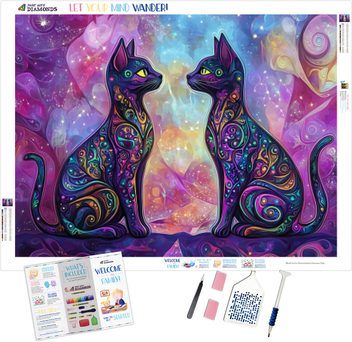 Mystic Cats – Paint With Diamonds