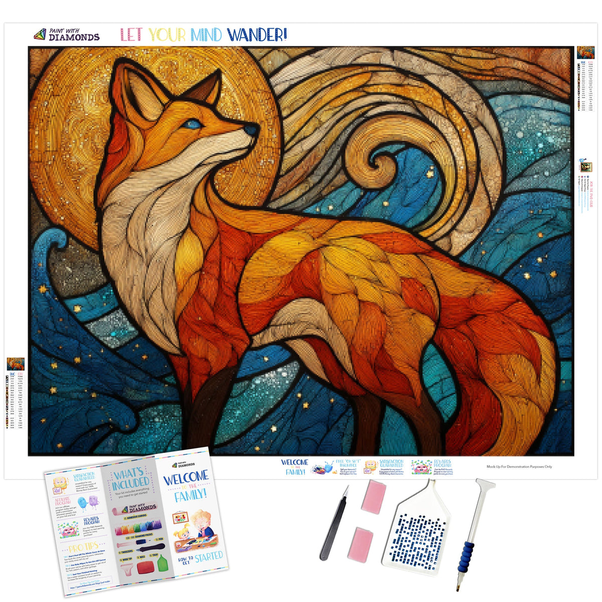 Mystic Fox Of The Fall Diamond Painting - Full Drill Kit | Paint With ...