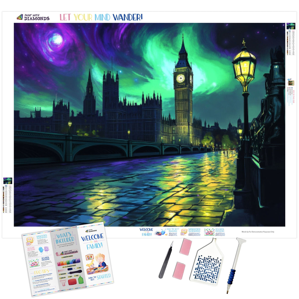 Mystic London Lights Diamond Painting - Full Drill Kit | Paint With ...