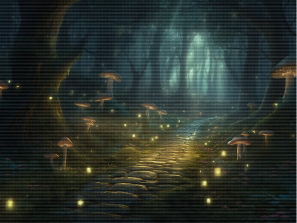Mystical Fairy-Tale Forest Official Diamond Painting Kit | Diamond Art ...