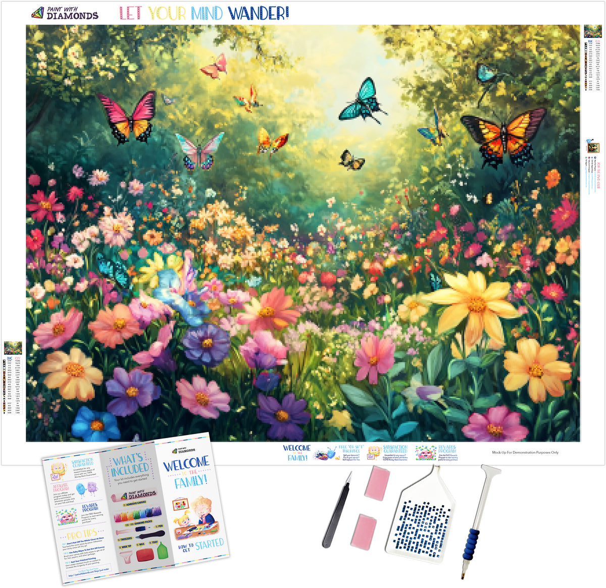 Mystical Fairy-Tale Meadow Official Diamond Painting Kit | Diamond Art ...