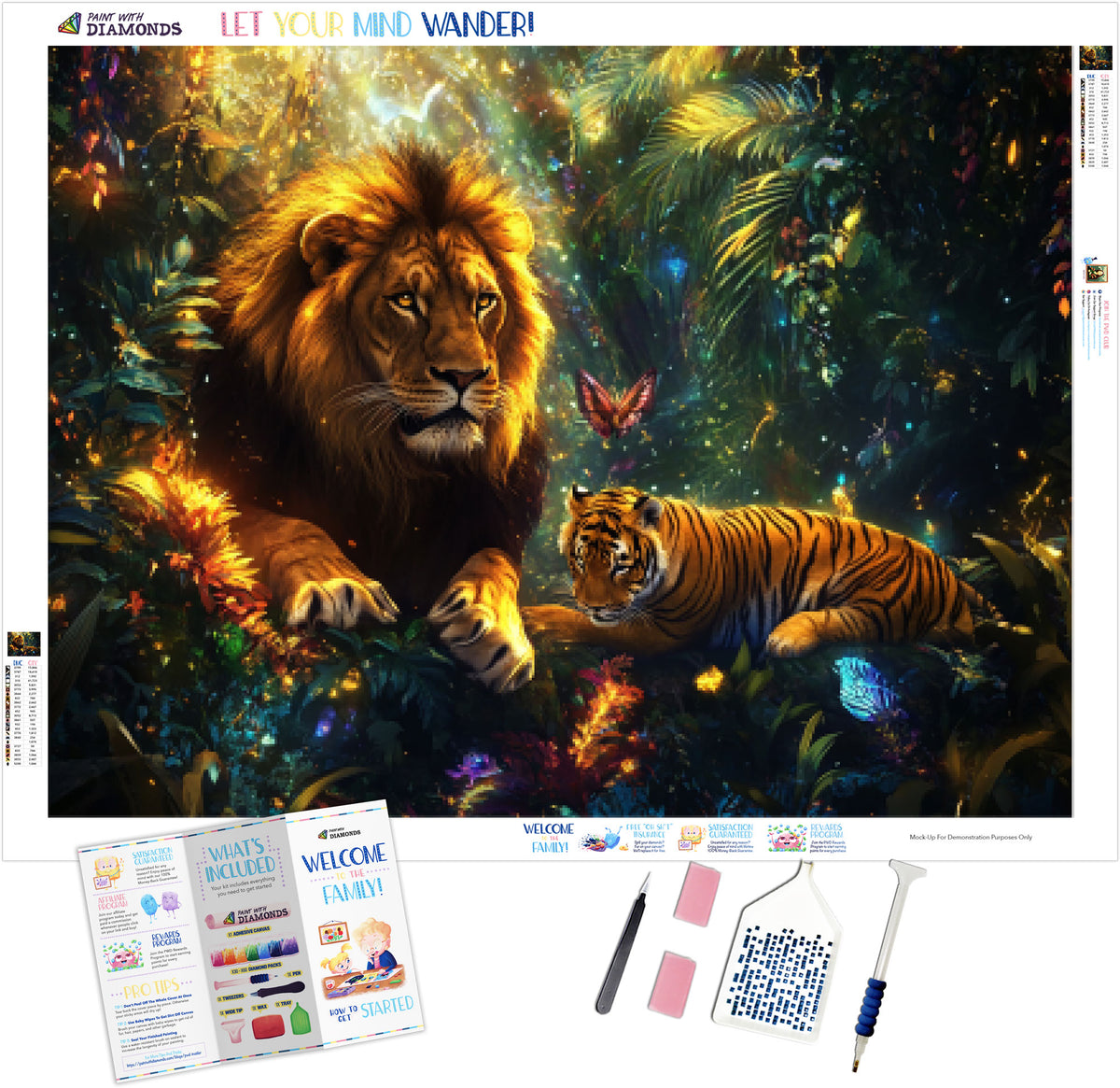 Mystical Jungle Majesty Official Diamond Painting Kit | Diamond Art ...
