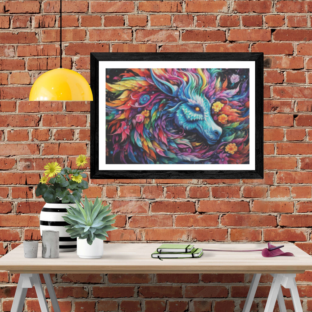 Mythical Dragon Creature Diamond Painting Kit Paint With Diamonds