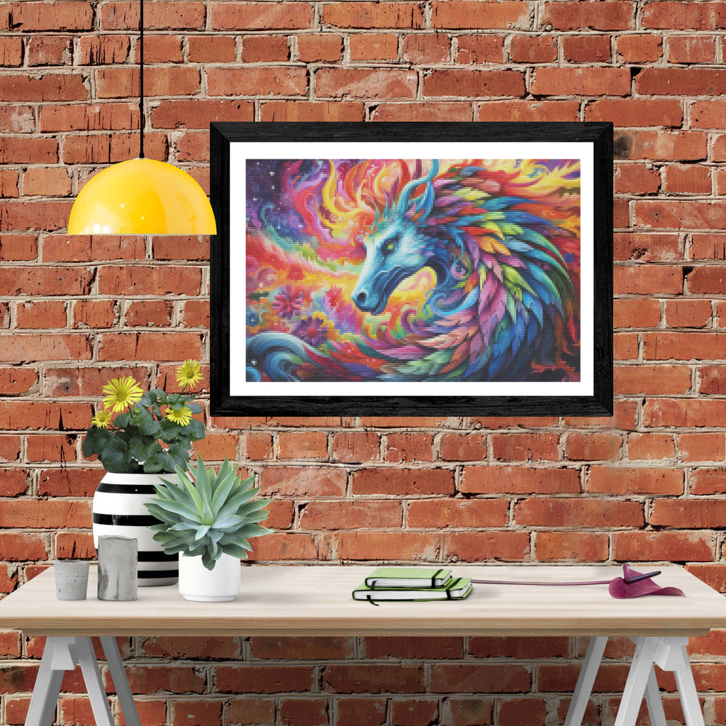 Mythical Rainbow Dragon Diamond Painting Kit Paint With Diamonds