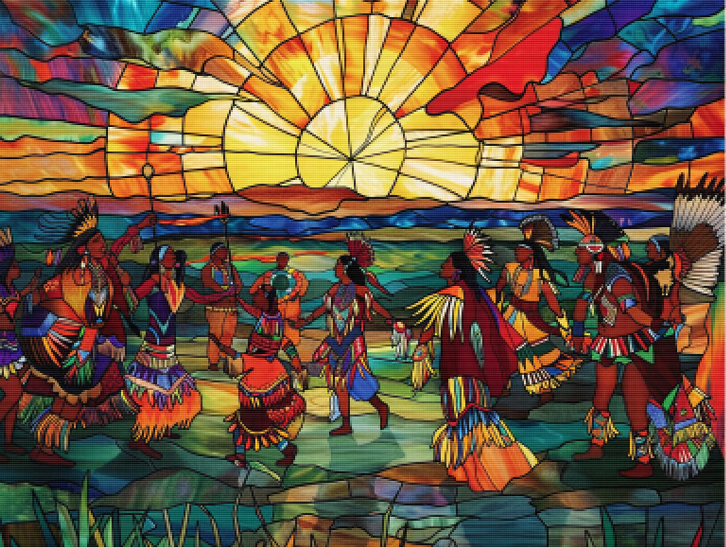 Native American Powwow Official Diamond Painting Kit | Diamond Art ...