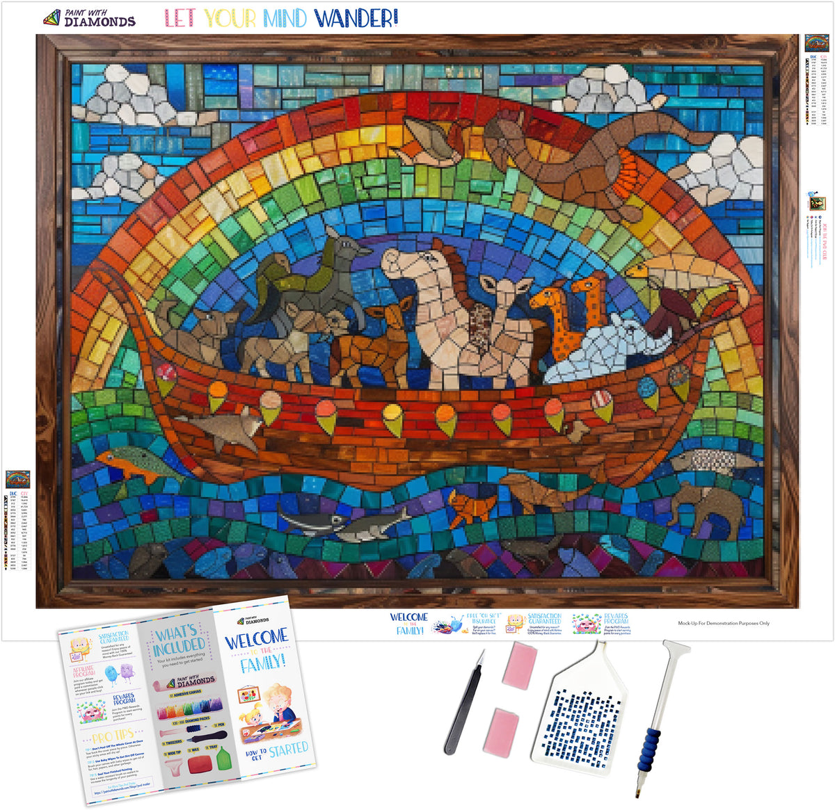 Noah’s Ark Vibrant Scene – Paint With Diamonds