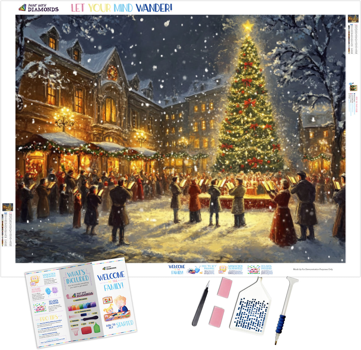 Outdoor Christmas Concert Official Diamond Painting Kit | Diamond Art ...