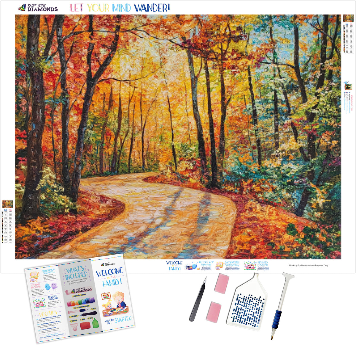 Path of Shifting Colors Official Diamond Painting Kit | Diamond Art ...