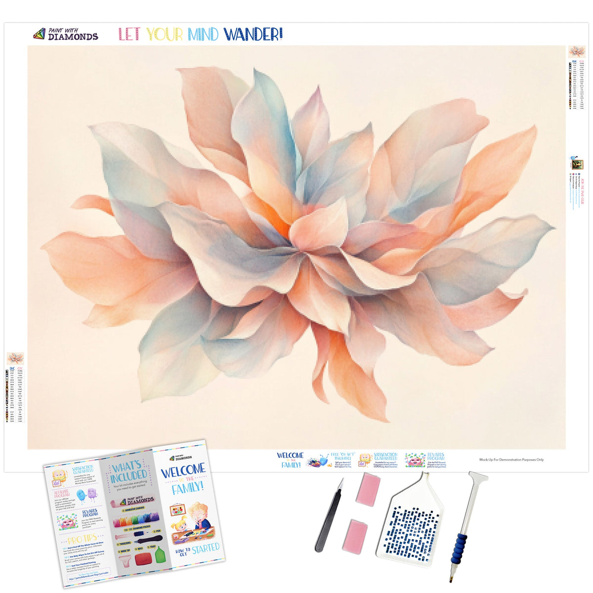 Petal Wind Sigil Diamond Painting - Full Drill Kit | Paint With Diamonds®