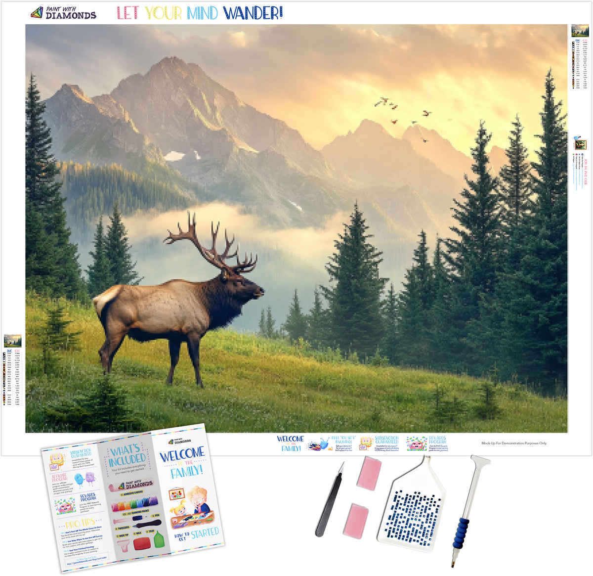 Powerful Bull Elk – Paint With Diamonds