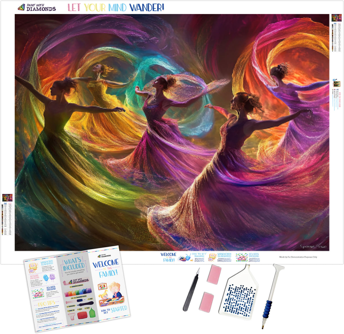 Rainbow Revolution Official Diamond Painting Kit | Diamond Art | Paint ...