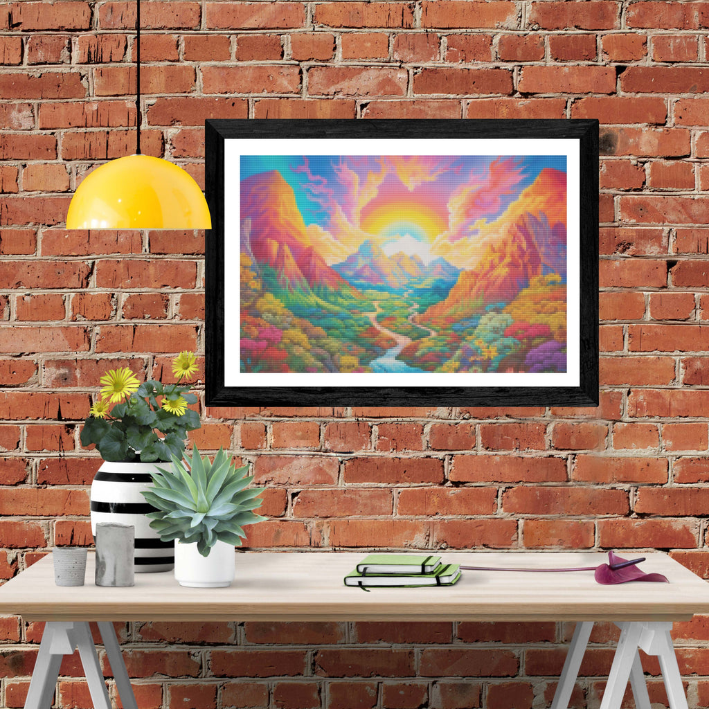 Rainbow Scenery Official Diamond Painting Kit | Diamond Art | Paint ...