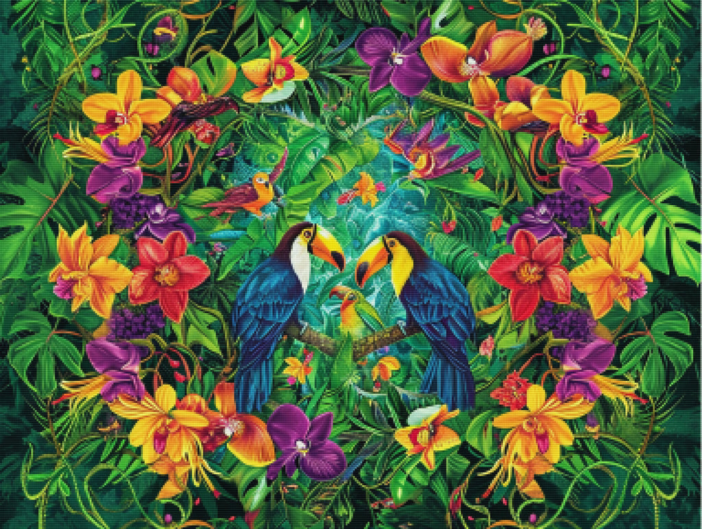 Rainforest Rhapsody Official Diamond Painting Kit | Diamond Art ...