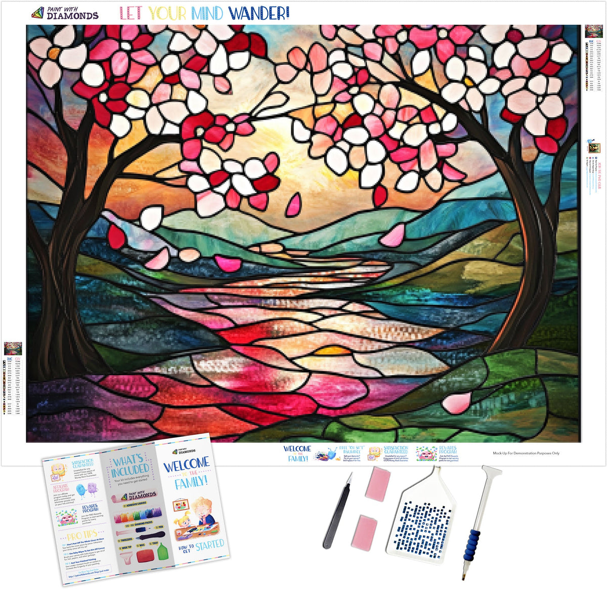 River Flowing Through A Vibrant Spring Landscape Official Diamond ...