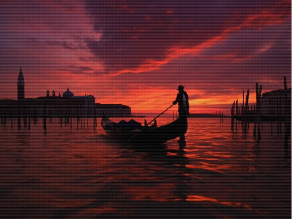 Romantic Gondola Ride Official Diamond Painting Kit | Diamond Art ...