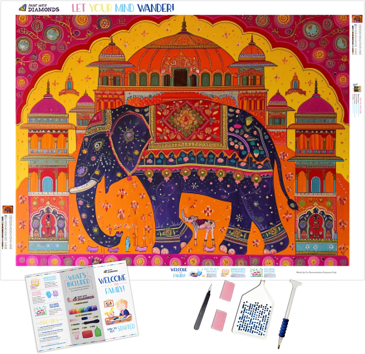 Royal Rajasthani Mandala Official Diamond Painting Kit | Diamond Art ...