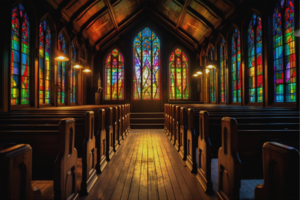 Sacred Light Old Chapel Diamond Painting Kit Paint With Diamonds
