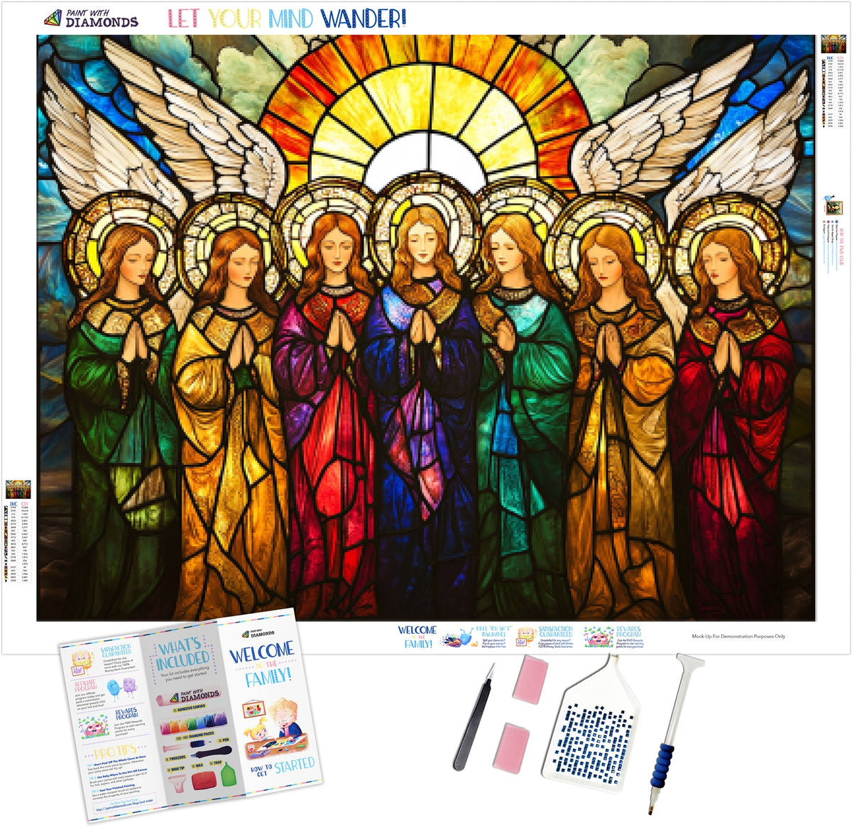 Saints and Angels Official Diamond Painting Kit | Diamond Art | Paint ...