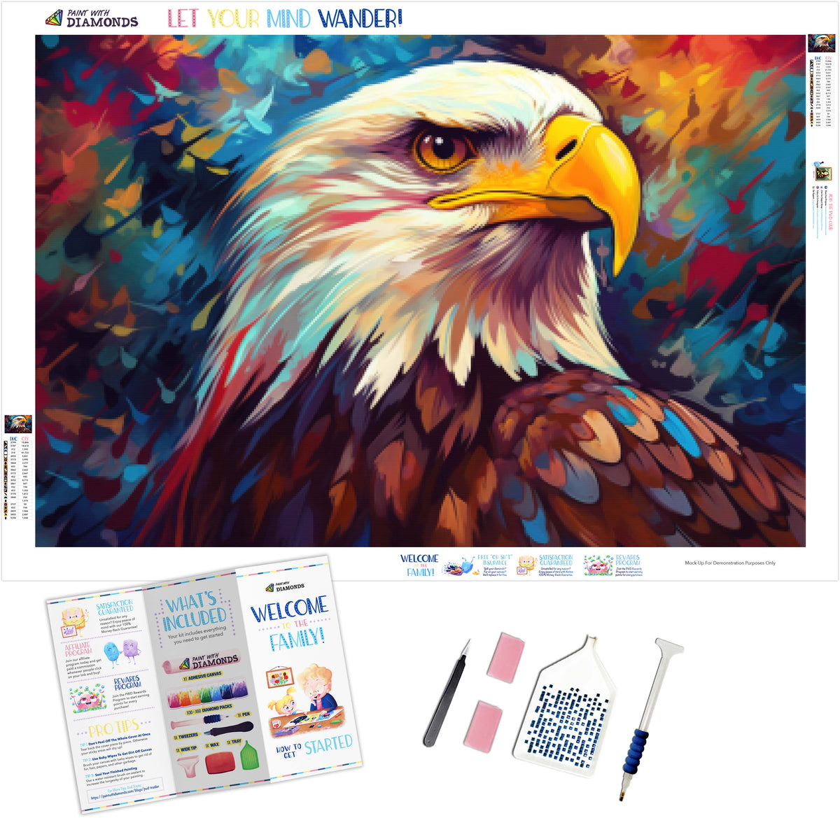 Sharp Gaze Official Diamond Painting Kit | Diamond Art | Paint With ...