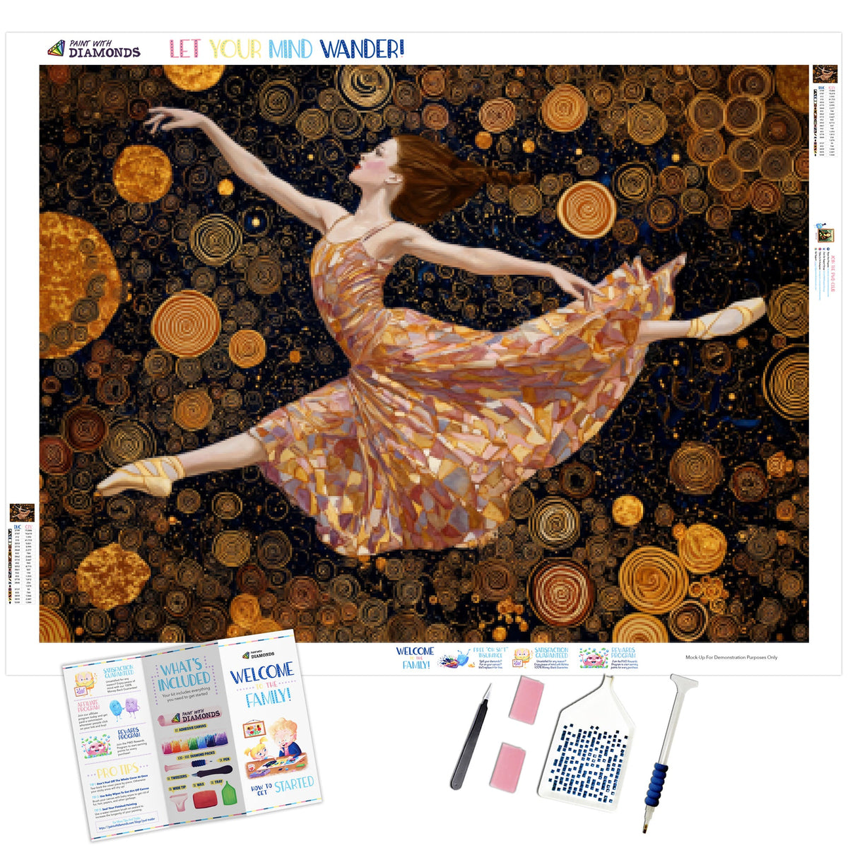Shooting Star Ballet Diamond Painting - Full Drill Kit | Paint With ...