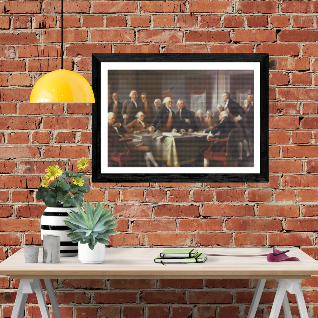 Signing Of The Declaration Official Diamond Painting Kit | Diamond Art ...