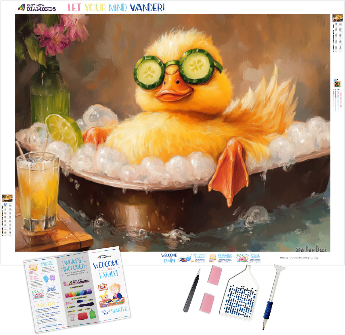 Spa Day Duck – Paint With Diamonds