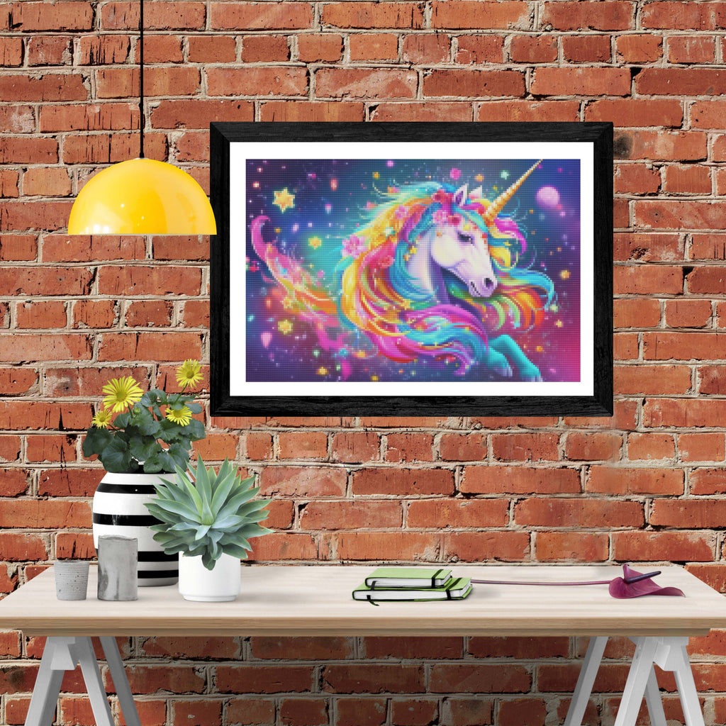 Sparkly Horn Unicorn Diamond Painting Kit Paint With Diamonds Official